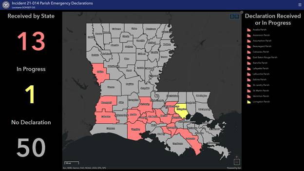 GOHSEP – Heavy Rainfall Statewide 5.20.21