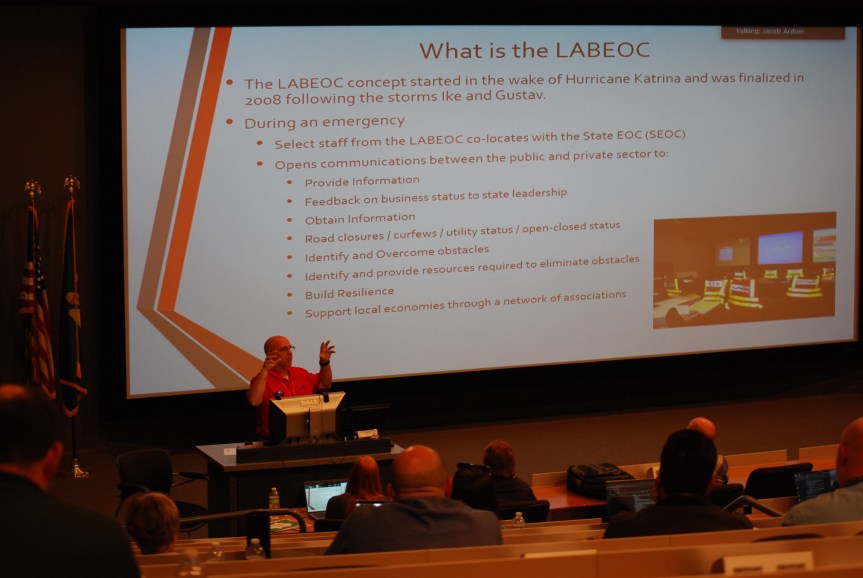 Jim Williams Presents at Disaster Response Geospatial Data Mining Workshop