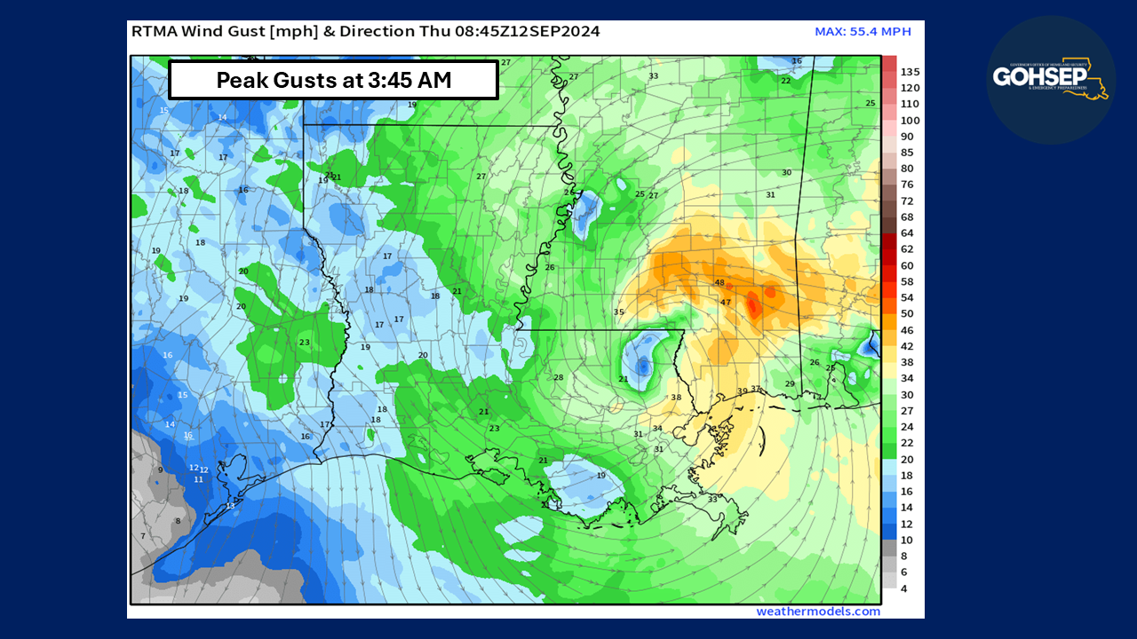 Jay Grymes update regarding Hurricane Francine: